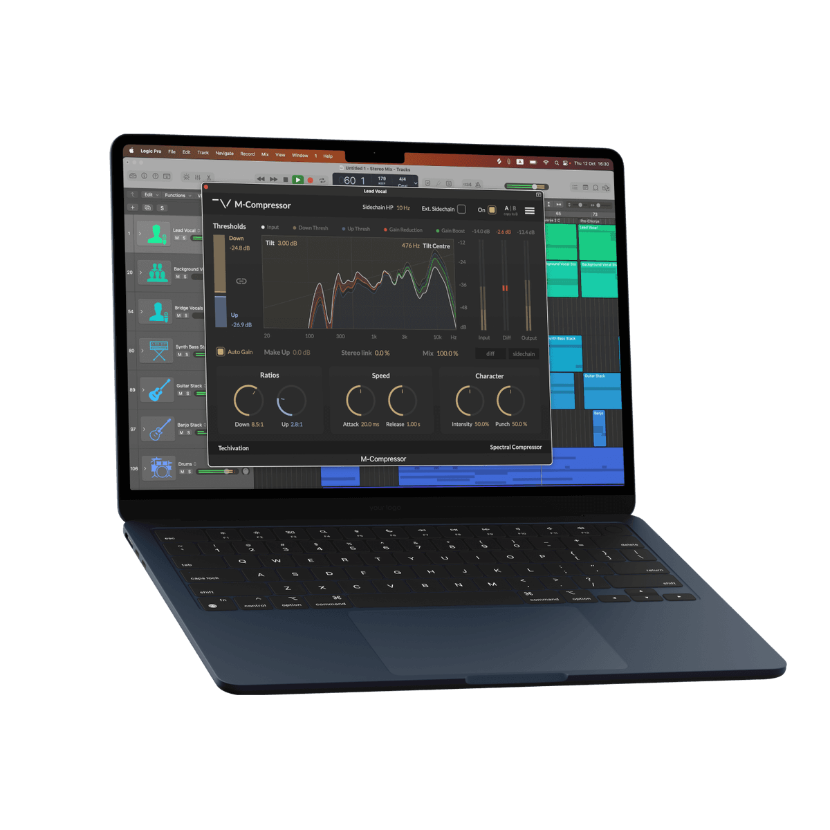 Techivation M-Compressor: Spectral Dynamic Processor