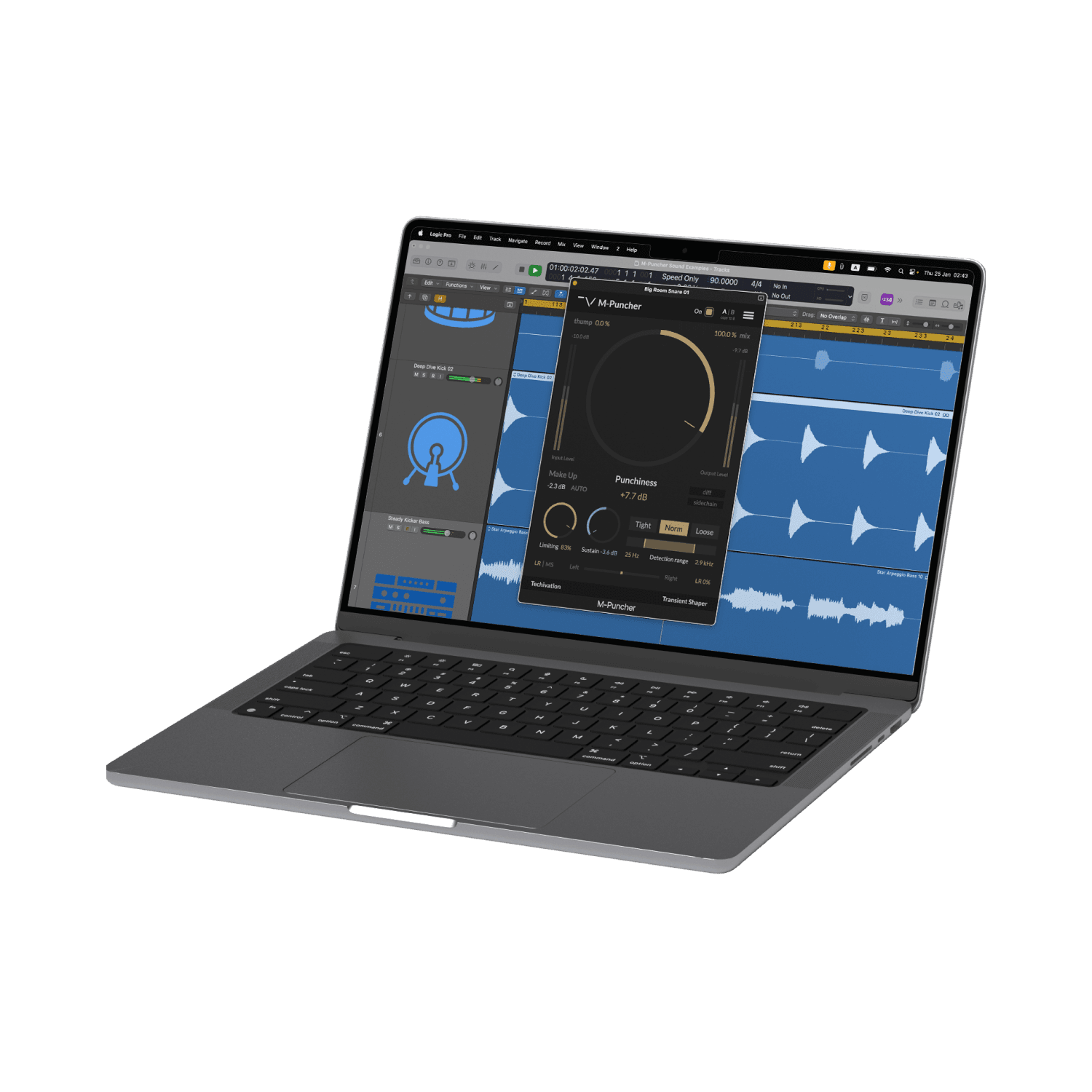 Techivation M-Puncher: Transient Shaper Plugin