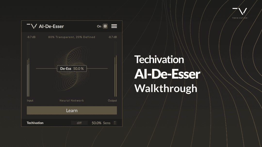 Techivation AI-De-Esser: Smart Spectral De-Esser