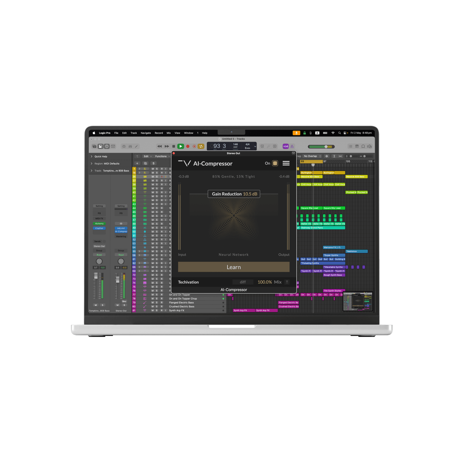 Techivation AI-Compressor: Smart Dynamics Processor