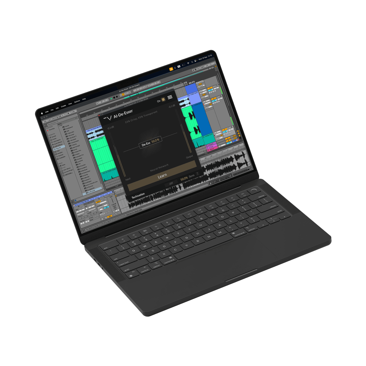 Techivation AI-De-Esser: Smart Spectral De-Esser
