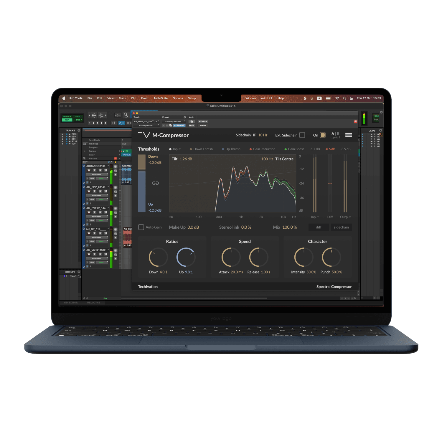 Techivation M-Compressor: Spectral Dynamic Processor
