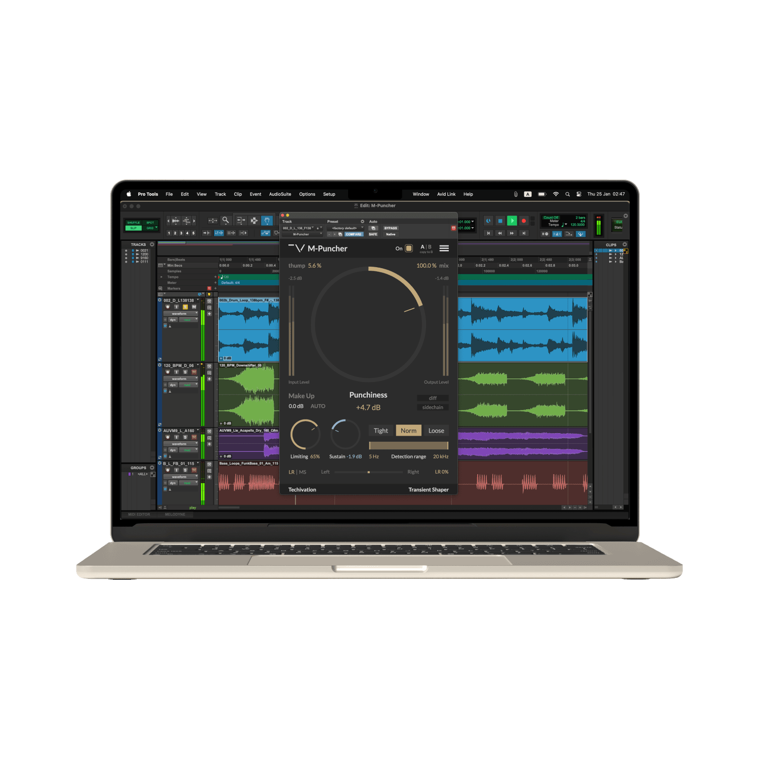 Techivation M-Puncher: Transient Shaper Plugin