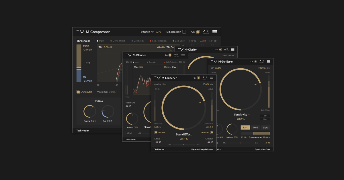 Techivation M-Bundle: All Techivation M-Series Plug-ins