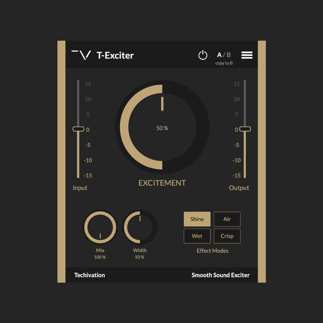 Techivation T-Exciter: Hi-end Frequency Enhancer Plug-in